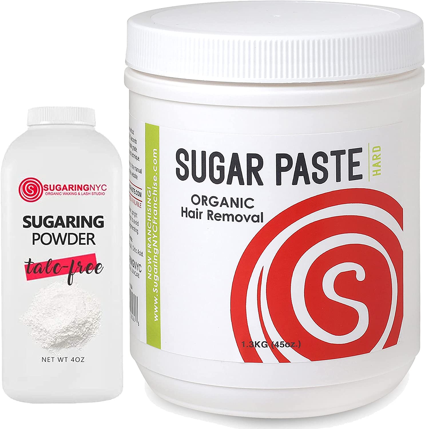 Sugaring Hair Removal Paste (Hard) + Sugaring NYC Drying Powder ...